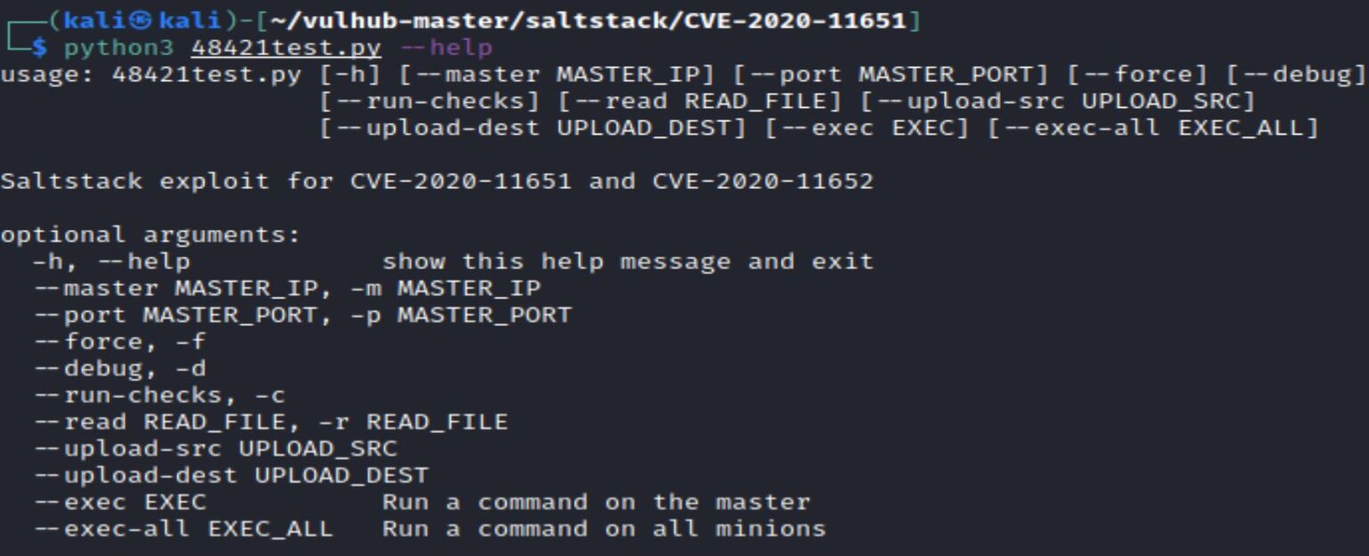 KEV Catalog: SaltStack Salt Authentication Bypass (CVE-2020-11651) | Secured